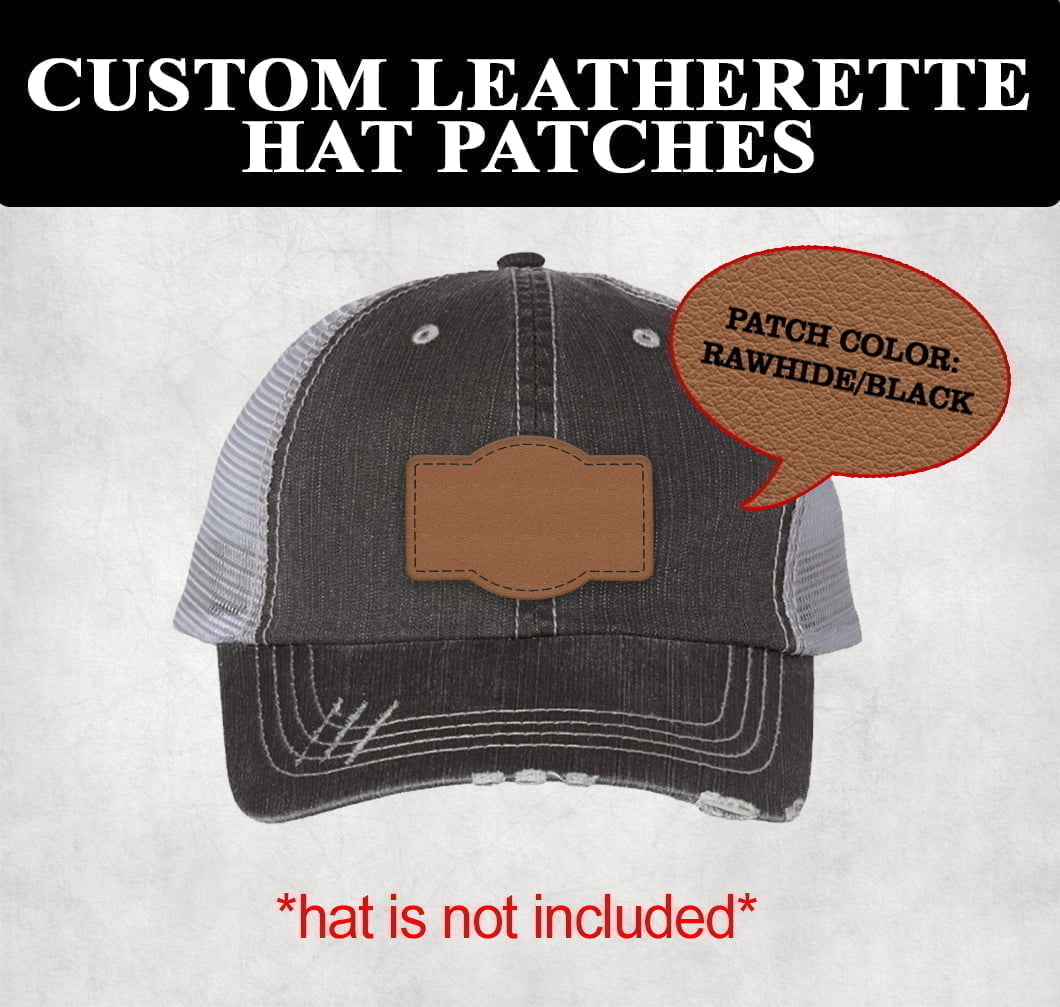 LEATHERETTE ENGRAVED PATCHES