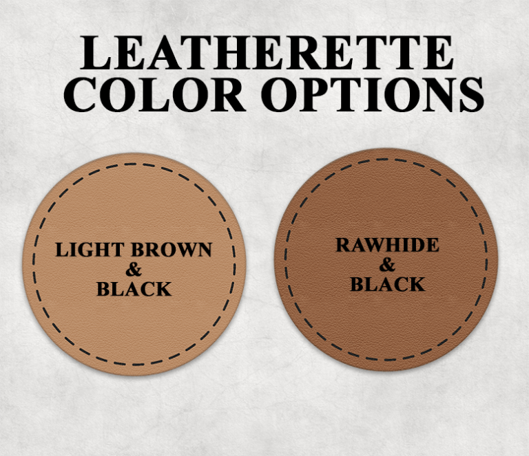 LASER LEATHERETTE SAMPLE PACK - BLANK PATCHES