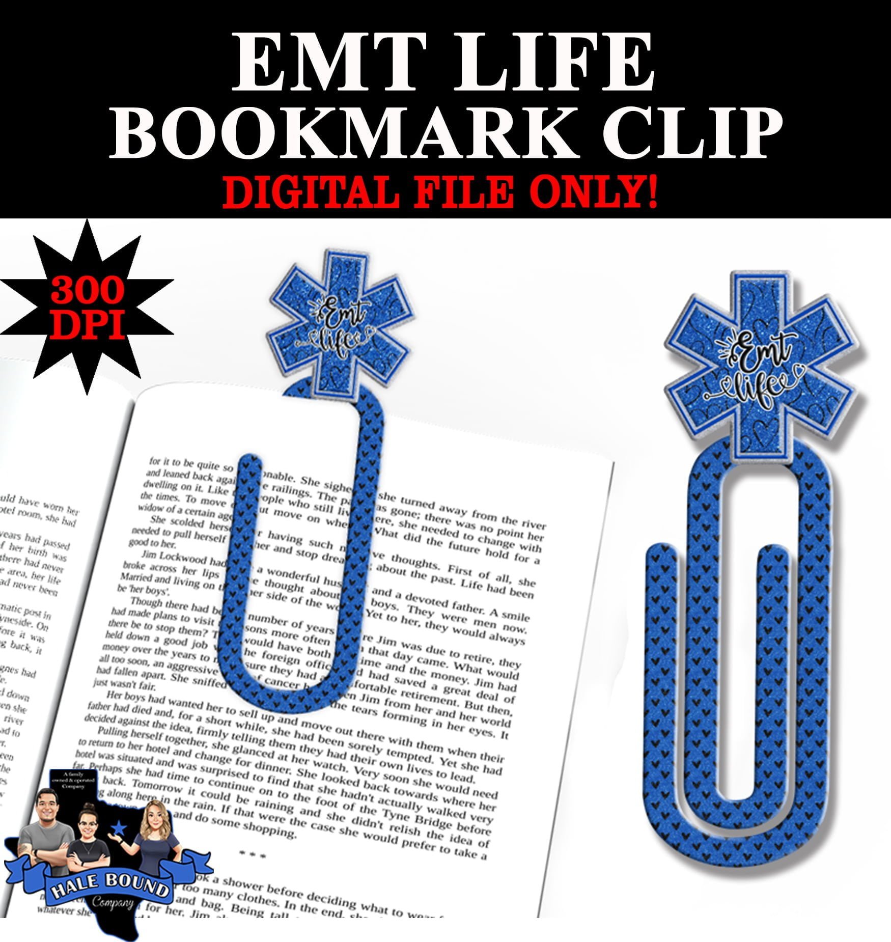 EMT LIFE BOOKMARK CLIP DT