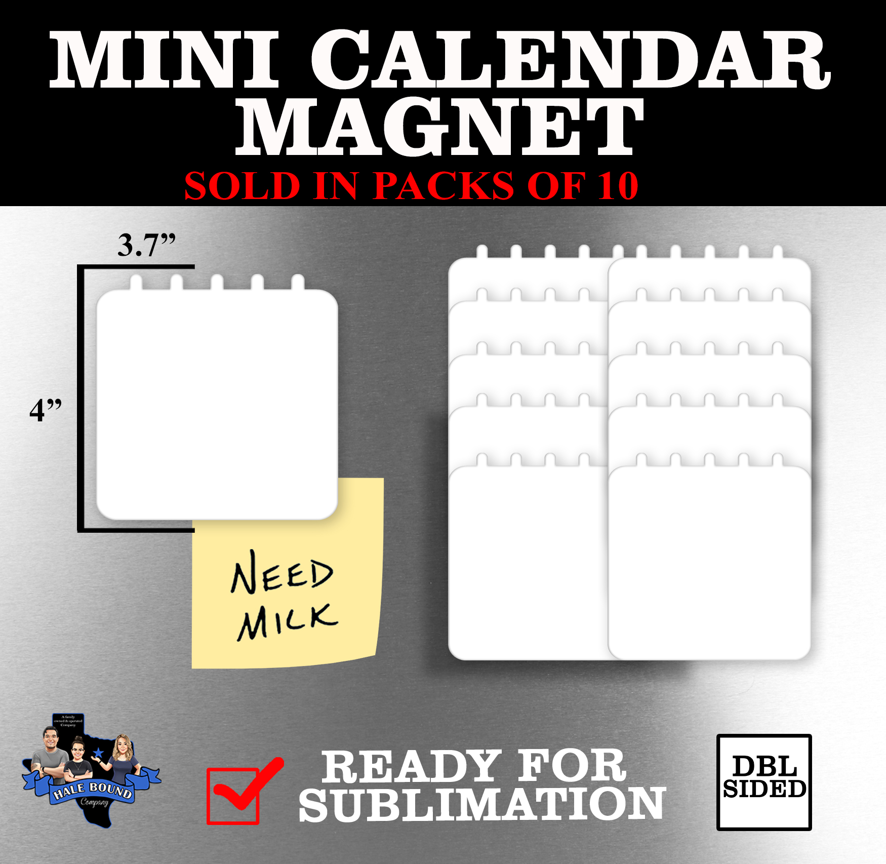 HEART SHAPE MDF MAGNETS - SOLD IN PACKS OF 10